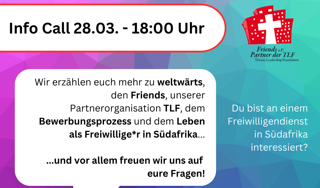 Nächster Info Call für weltwärts-Freiwilligendienst 2023/24 | Friends TLF